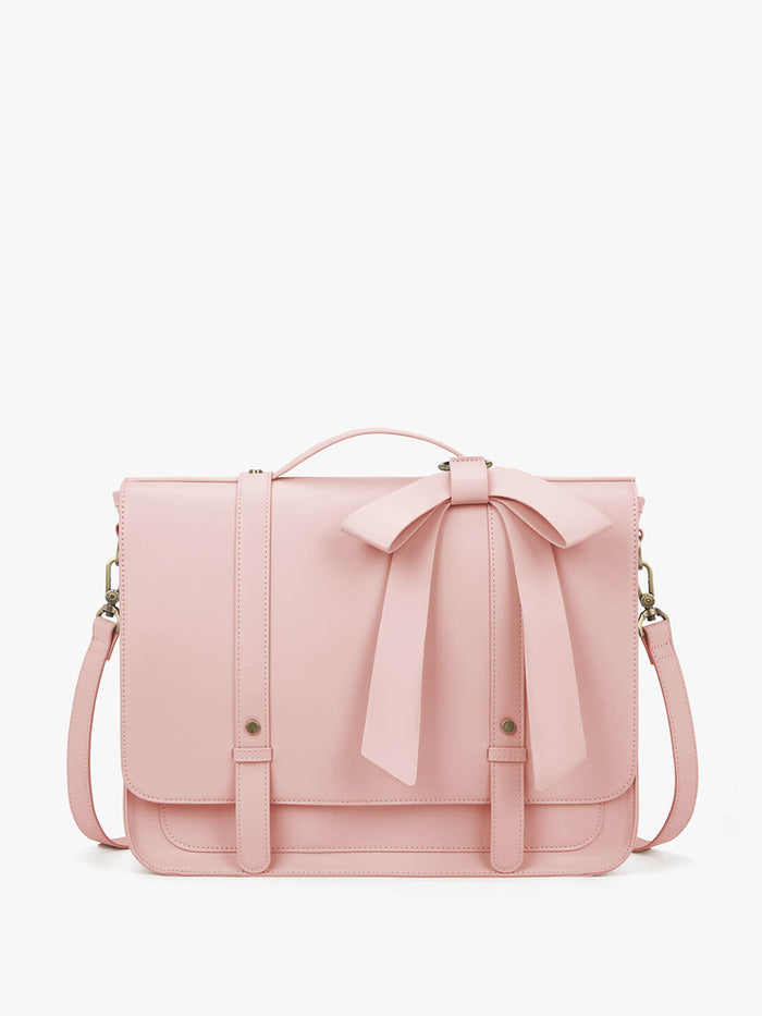 Vintage Bow Briefcase Backpack: Summer Garden Romance– Ecosusi