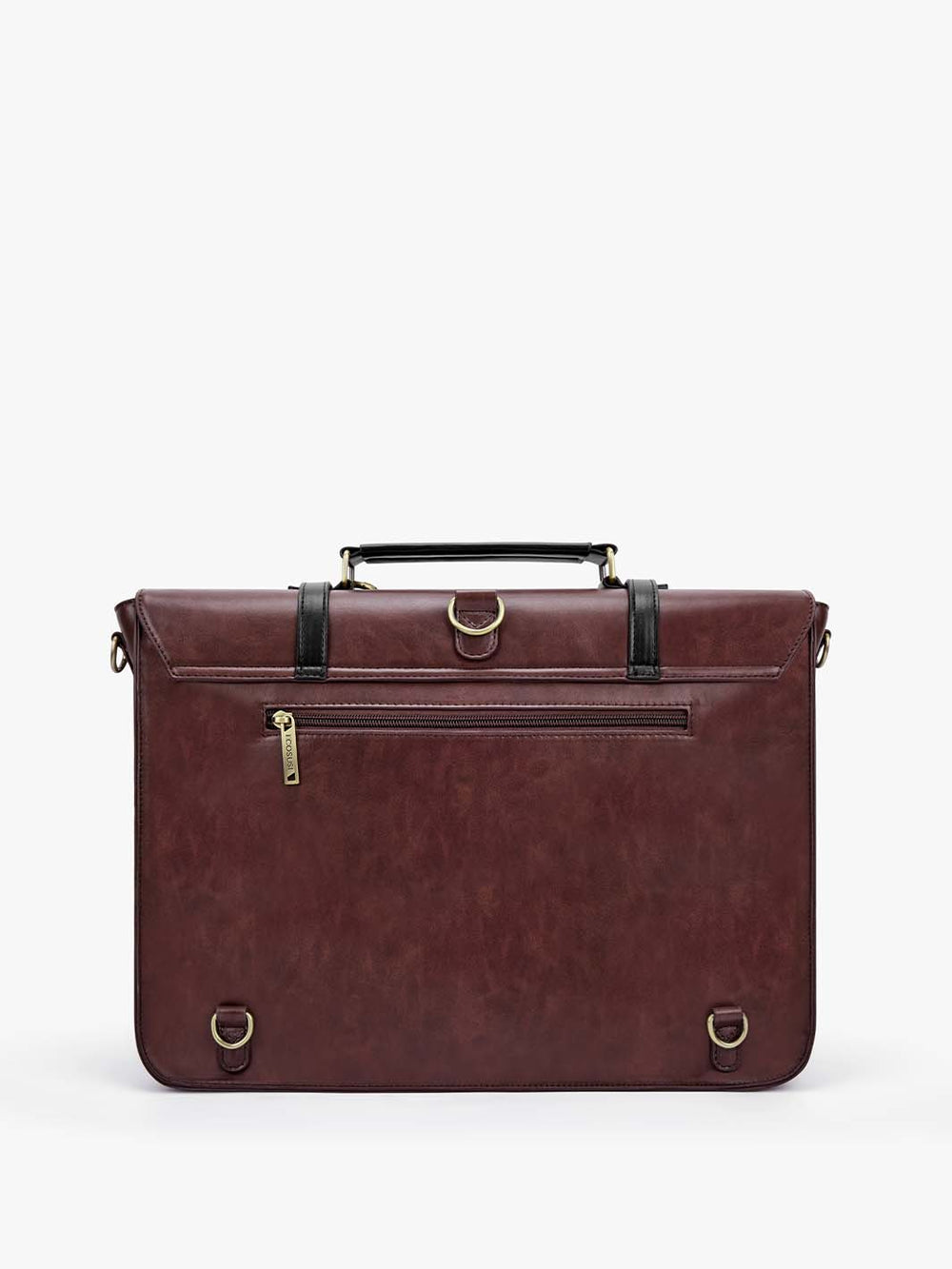 Ecosusi Vintage Leather Backpack & Laptop Bag | Classic Bow Briefcase